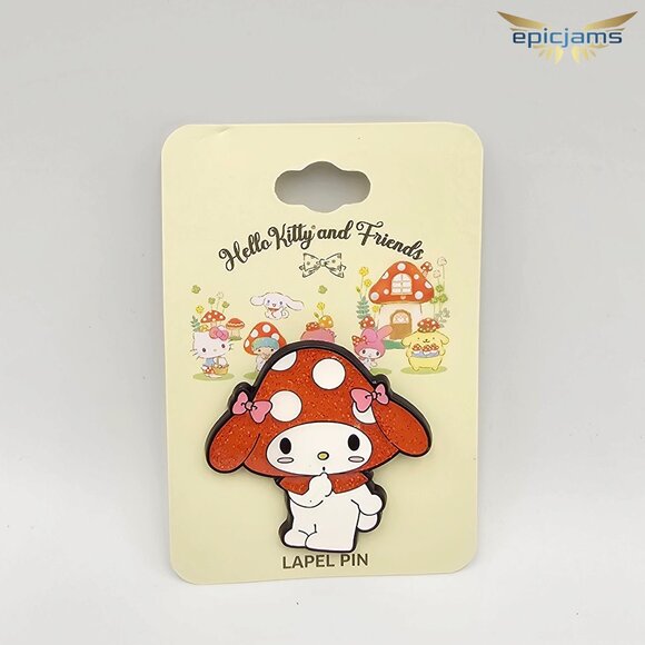 Sanrio | Accessories | Sanrio My Melody Mushroom Glitter Enamel Pin ...